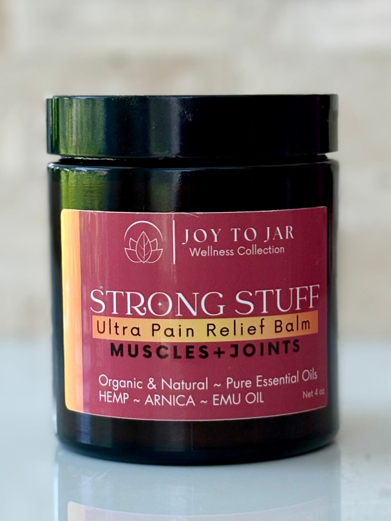 The Strong Stuff - Ultra Pain Relief Balm – JOY TO JAR